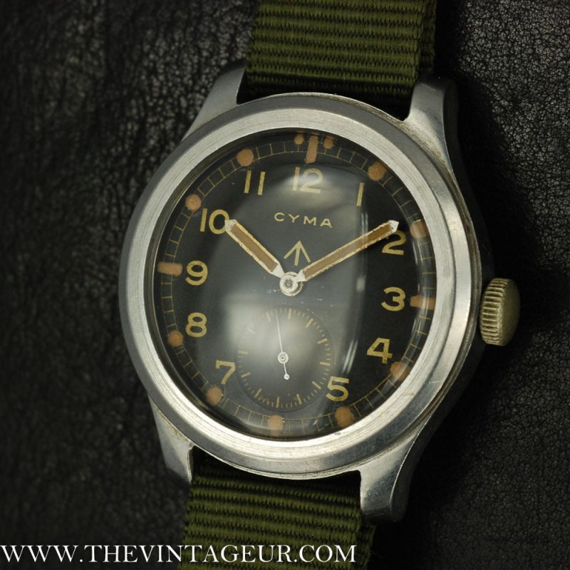 Cyma military wristwatch wwii - The Vintageur