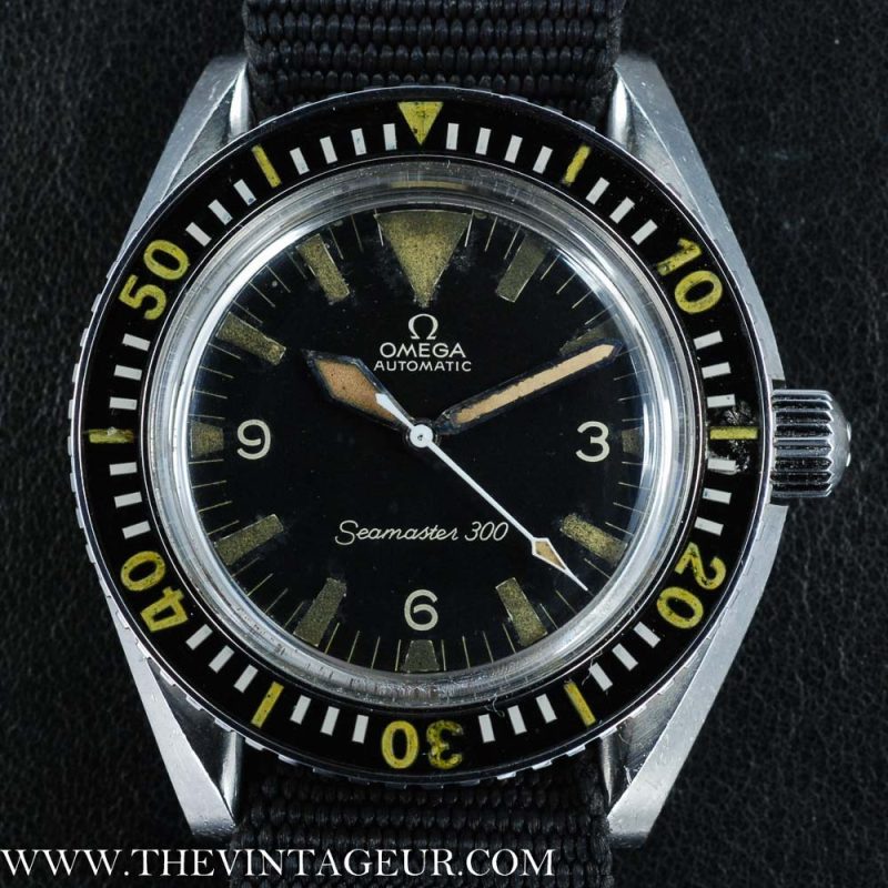 Omega seamaster 300 big triangle 165.024 british royal navy military ...